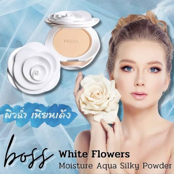 Health & Beauty :: Mistine Boss White Flowers Moisture Powder